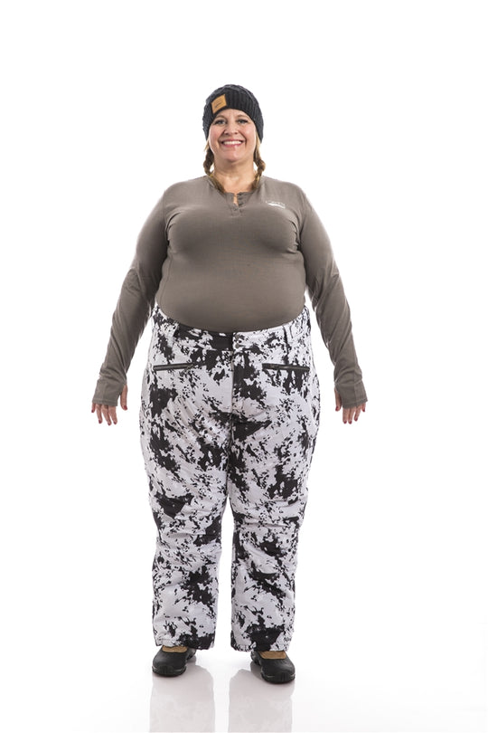 Women's Plus Size Snow Pants | Shop Plus Size Snow Gear | KinsaActive ...