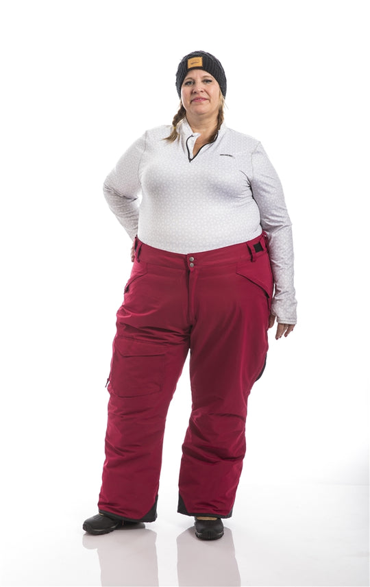 Women's Plus Size Snow Pants | Shop Plus Size Snow Gear | KinsaActive ...