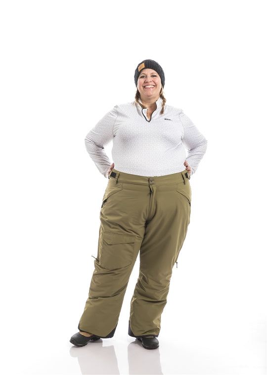 Women's Plus Size Snow Pants | Shop Plus Size Snow Gear | KinsaActive ...